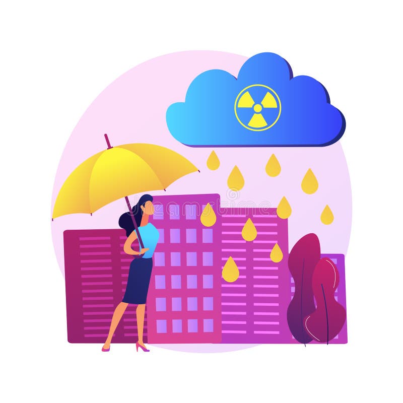 Acid Rain Abstract Concept Vector Illustration. Stock Vector ...