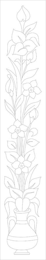 Sandblasting Flower Pot Vector Art Stock Vector - Illustration of files ...