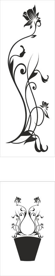 Sandblasting Flower Pot Vector Art Stock Vector - Illustration of works ...