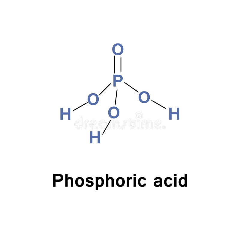 L'acide Orthophosphorique D'acide Phosphorique, H2PO4 Est Un Minerai Et ...