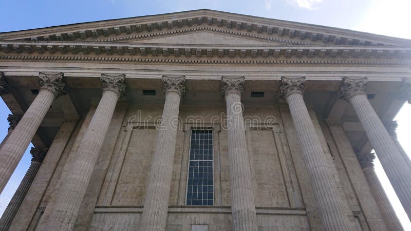 Acient Roman Architectural Palace Stock Image - Image of architectural ...