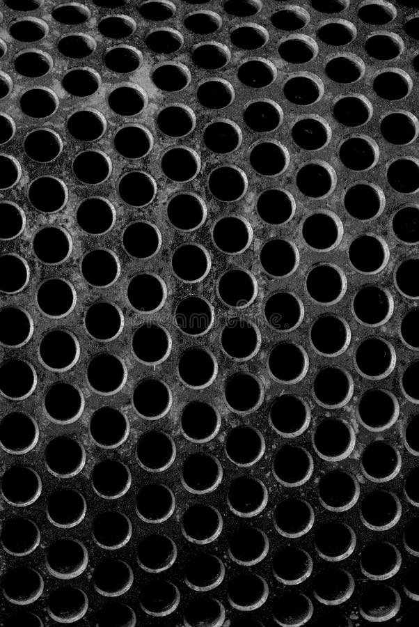 Acier perforé image stock. Image du abstrait, industrie - 1576377