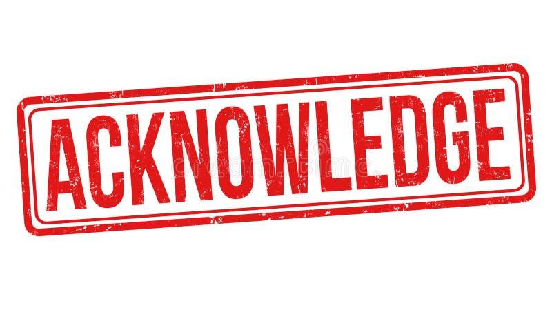 Acknowledge Stock Illustrations – 3,102 Acknowledge Stock Illustrations ...