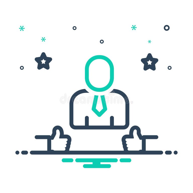 Mix Icon for Acknowledged, Accepted and Recognized Stock Vector ...