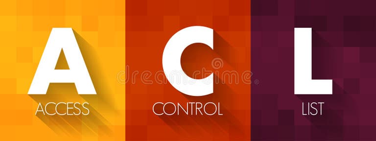 ACL - Access Control List is a List of Permissions Associated with a System Resource, Acronym ...