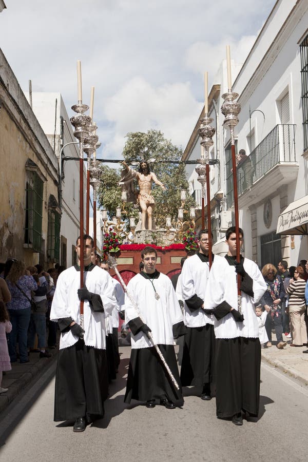 Acolytes with candles editorial image. Image of christianity - 19273955