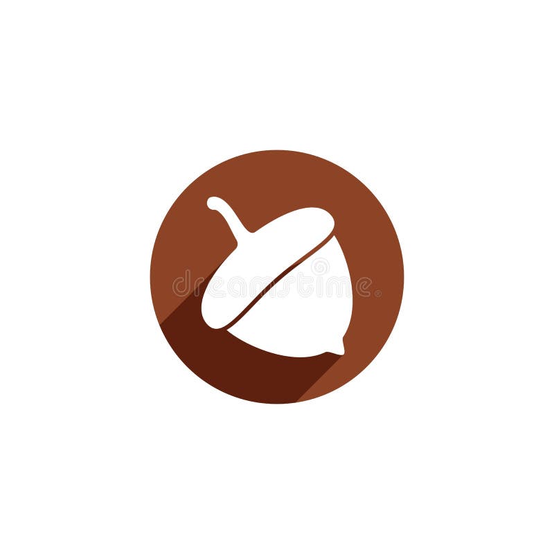 Acorn logo stock vector. Illustration of plant, modern - 156361519