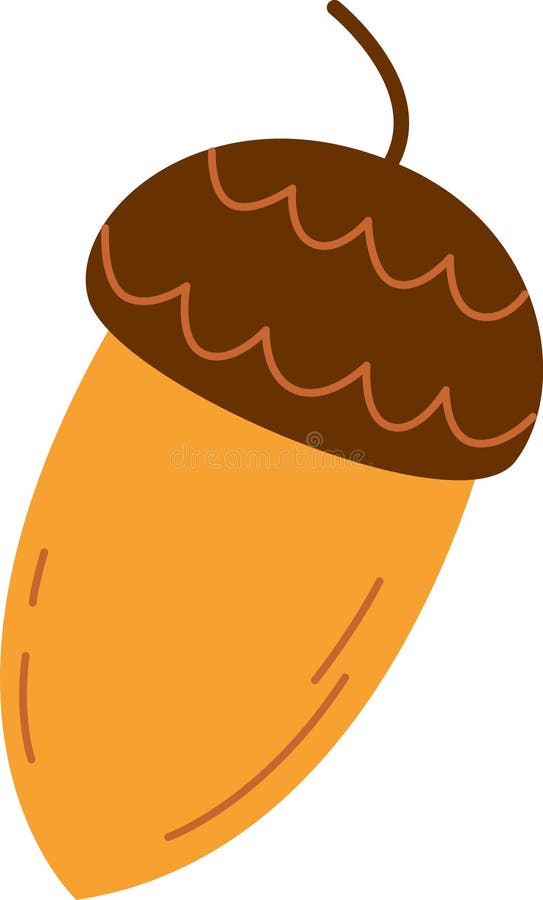 Acorn Oak Plant stock vector. Illustration of forest - 330817514