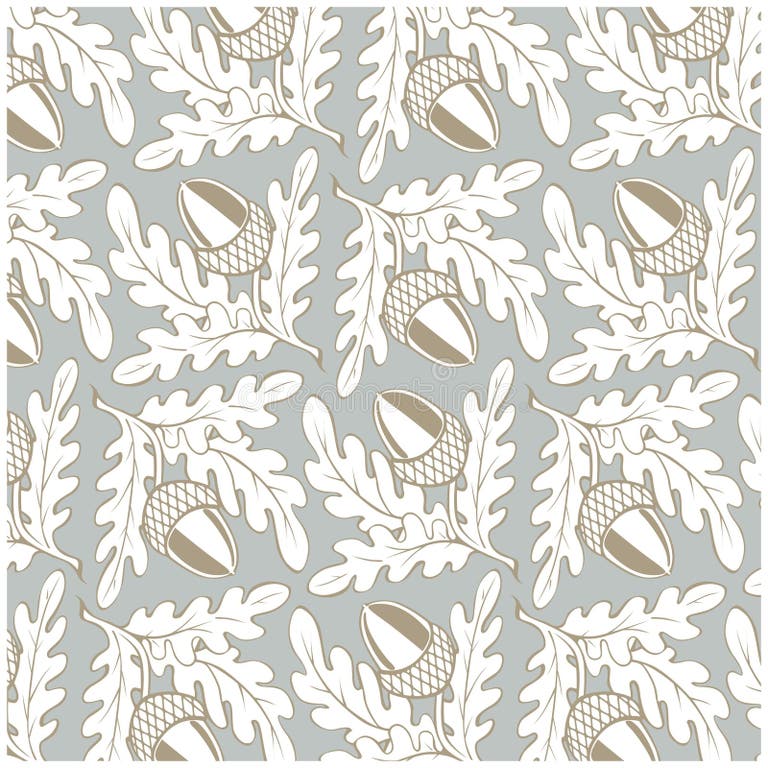 Acorn pattern stock vector. Illustration of environment - 19219977