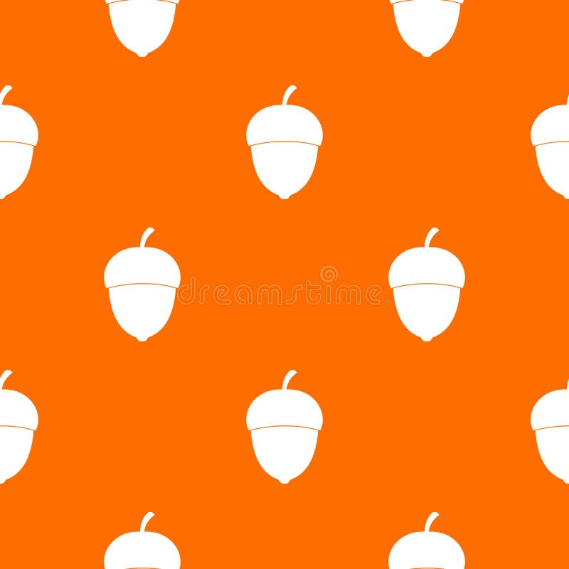 Acorn pattern seamless stock vector. Illustration of ingredient - 98277198