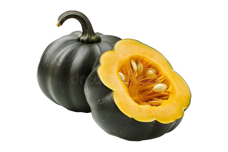 Acorn Squash Isolated on a White Background, Great for Autumn Themes ...