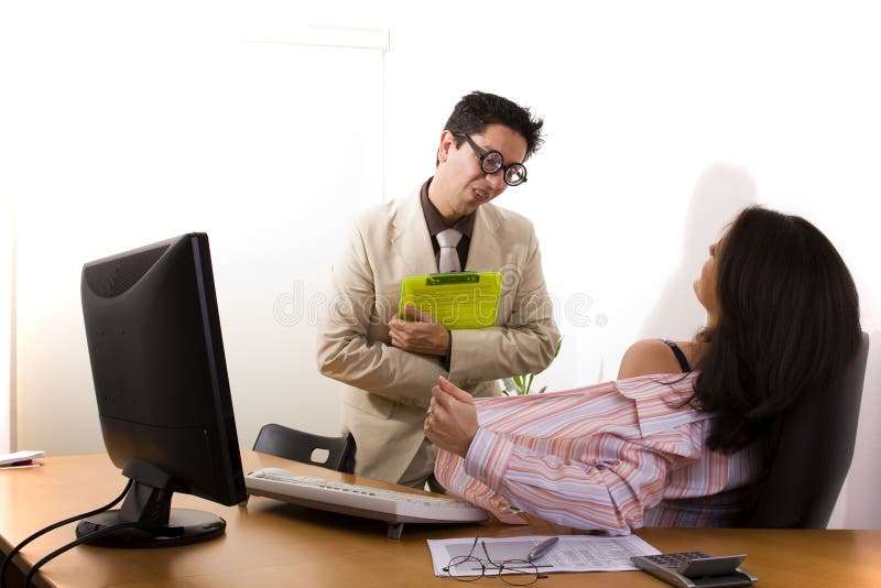 Acoso en la oficina imagen de archivo. Imagen de carrera - 7995627