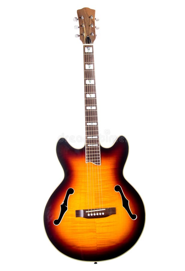 Acoustic Electric Guitar stock photo. Image of white, guitar - 3454136