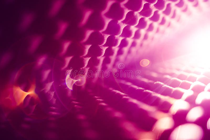 Acoustic Foam Abstract Background with Glow Light Stock Photo - Image ...