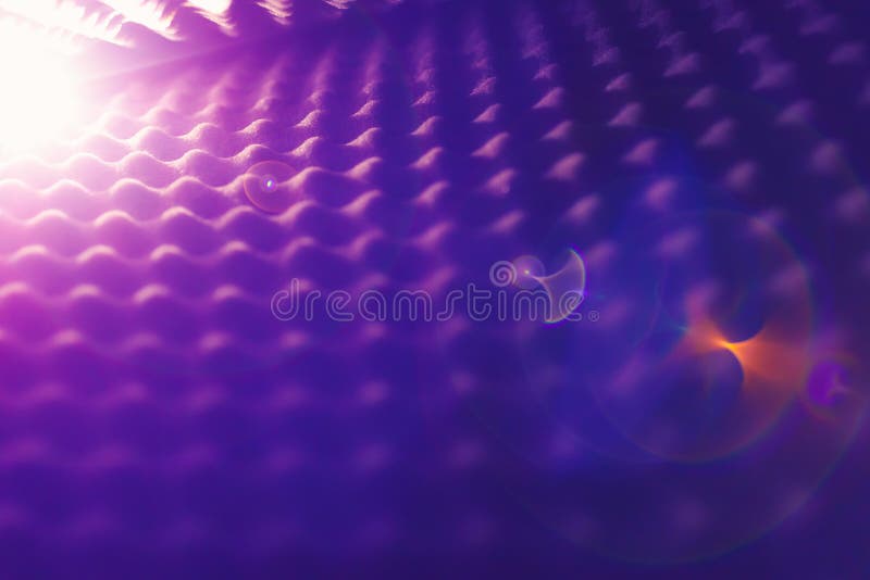Acoustic Foam Abstract Background with Glow Light Stock Photo - Image ...