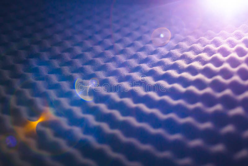Acoustic Foam Abstract Background with Glow Light Stock Image - Image ...