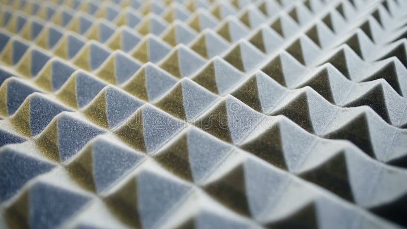 Acoustic Foam Panel Background Stock Video - Video of abstract, closeup ...