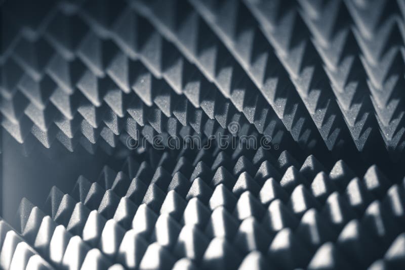 Acoustic Foam Pyramid Abstract Background Stock Image - Image of ...