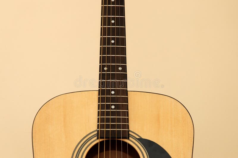 Acoustic guitar stock image. Image of classic, guitars - 1215739