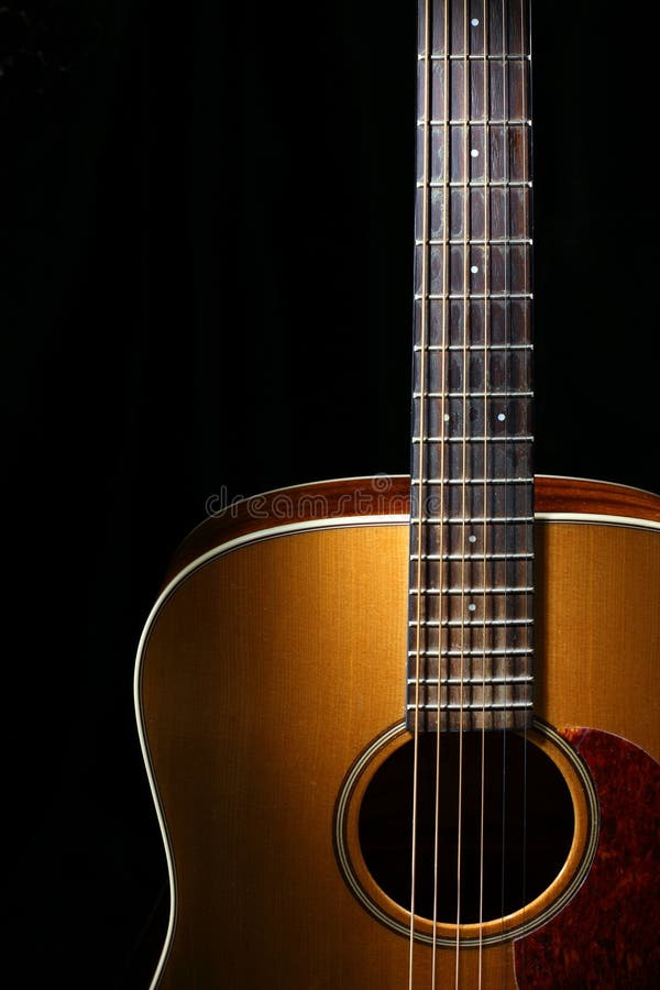Acoustic guitar stock image. Image of classic, guitars - 1215739