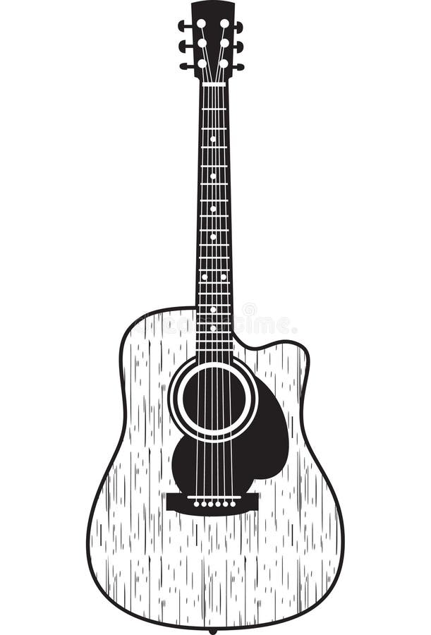 Rock guitar vector stock vector. Illustration of texture - 9343986
