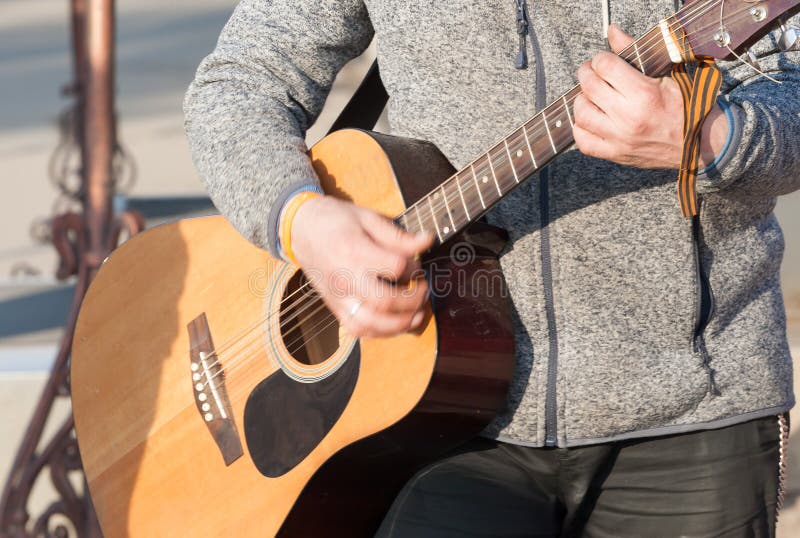 Classical Guitar Player Details Stock Photo - Image of acoustic ...