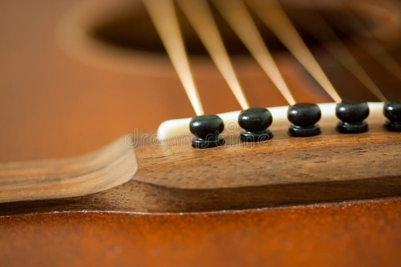 Acoustic Guitar Macro stock photo. Image of texture, strings - 25352772