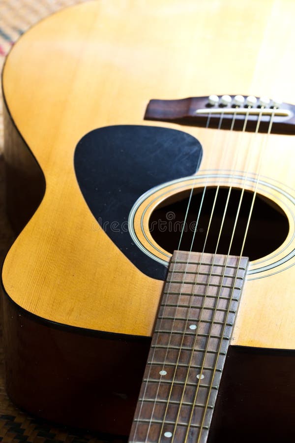 Acoustic guitar stock photo. Image of music, metal, instrument - 34916060