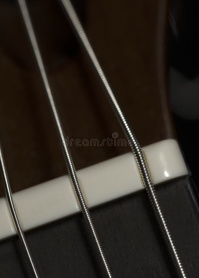 Acoustic Guitar Strings Macro Closeup Stock Photo - Image of notes ...