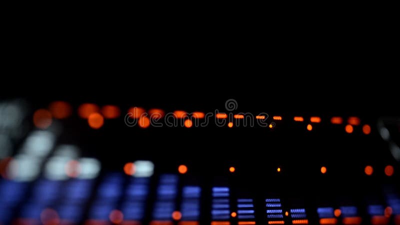 Acoustic Image Equalizer Spectrum Analyzer. EQ Stock Footage - Video of ...