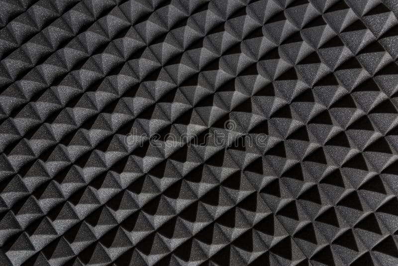 Acoustic Insulation Foam Panel. Studio Audio Soundproofing Stock Photo ...