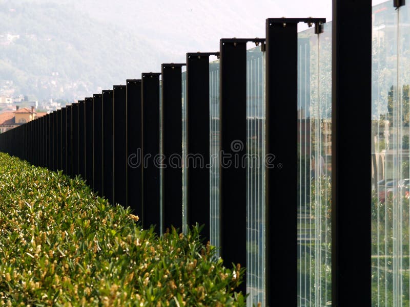 Acoustic Protection in Glass Stock Photo - Image of noise, pollution ...