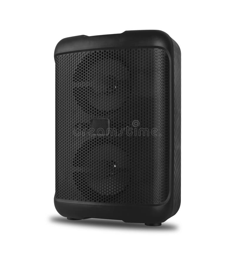 Acoustic Sound System, Speakers, on a White Background Stock Image ...