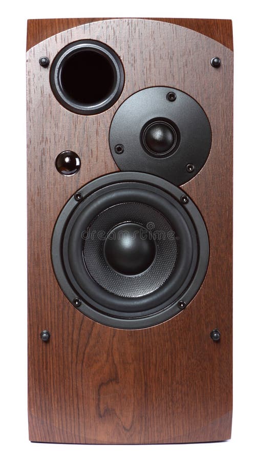 Acoustic system isolated stock photo. Image of white - 13179684