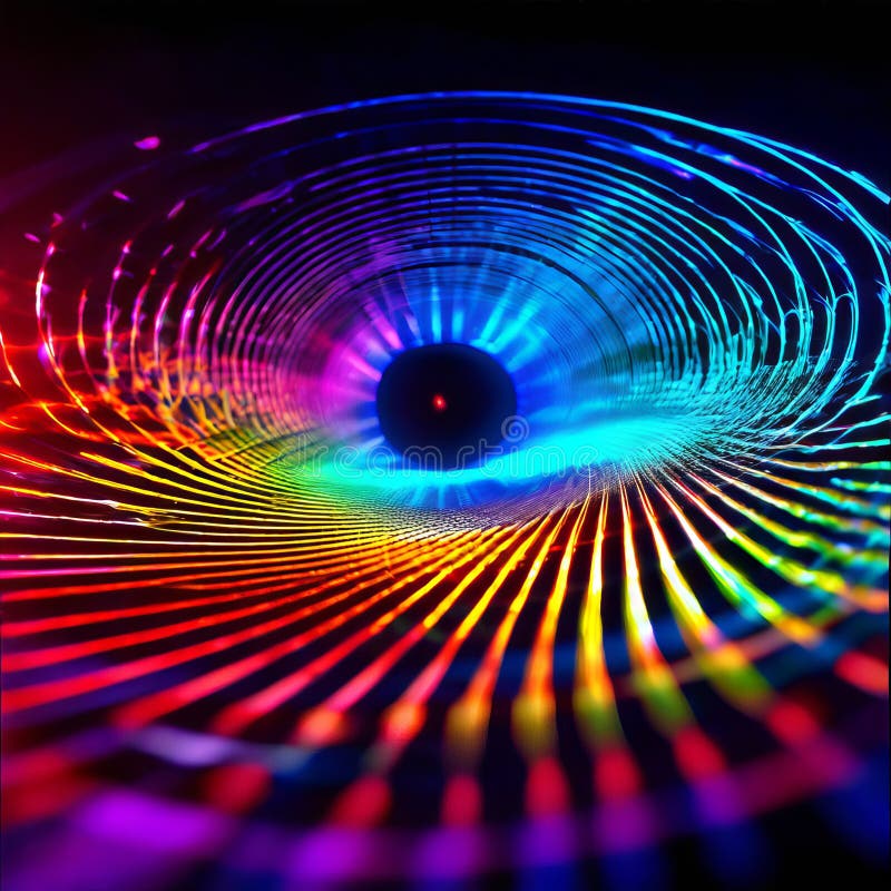 Acousto Optic Diffraction Diffraction of Light Waves B Stock Photo ...