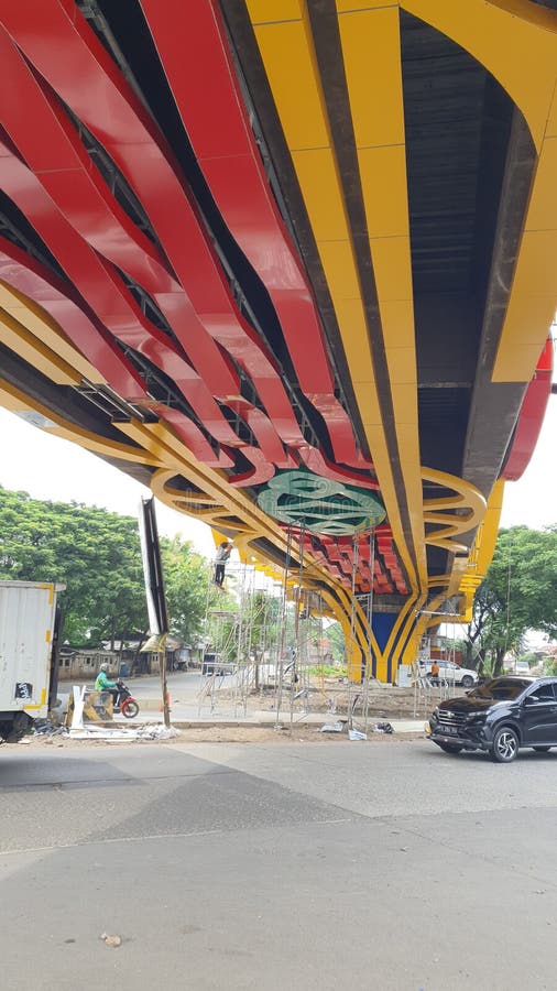 ACP Cover Bridge editorial image. Image of coated, colored - 266988245