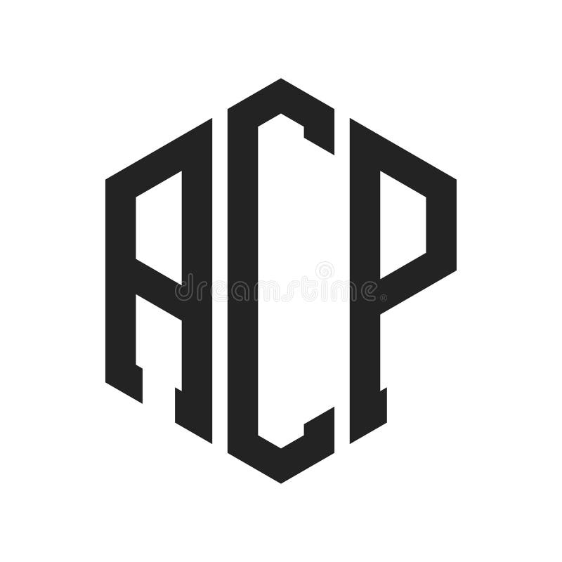 ACP Logo Design. Initial Letter ACP Monogram Logo Using Hexagon Shape ...