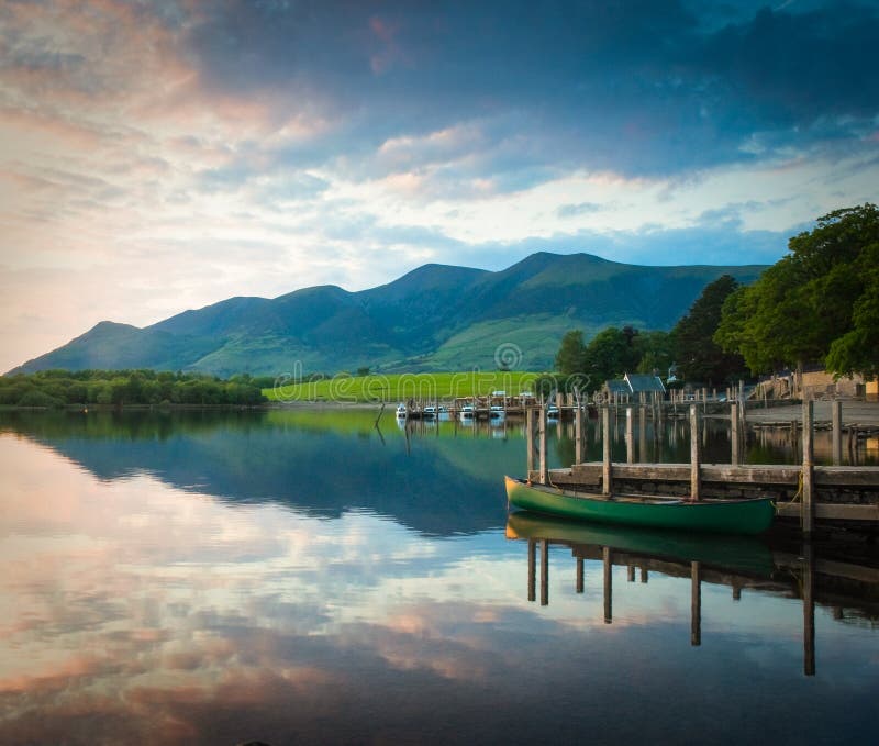 Acqua Di Derwent, Distretto Del Lago Fotografia Stock - Immagine di ...