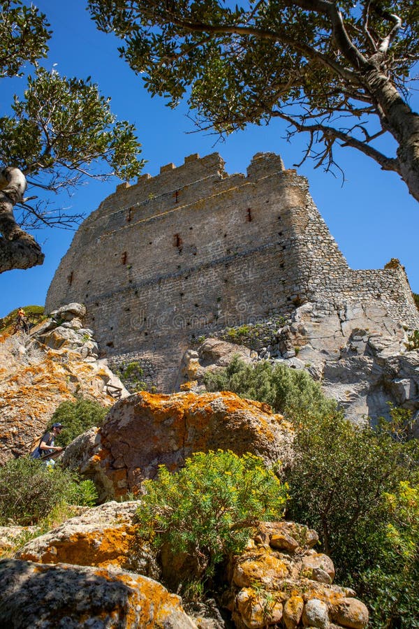 Acquafredda castle stock photo. Image of travel, culture - 285936022