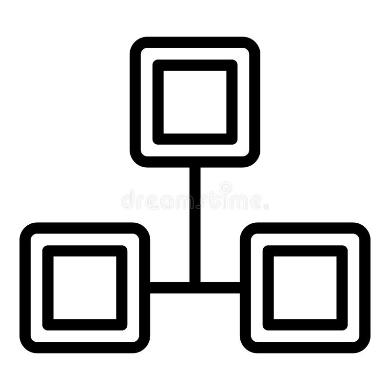 Acquaintance Scheme Icon, Outline Style Stock Vector - Illustration of ...