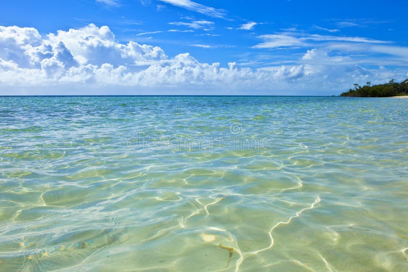 Acque Del Turchese Delle Bahamas Fotografia Stock - Immagine di bello ...