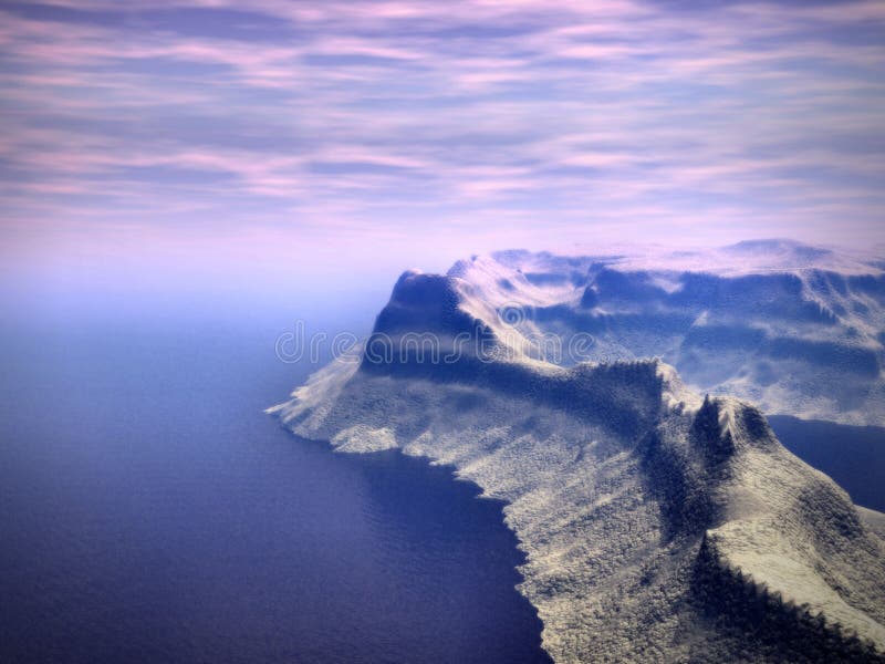 Acque vaghe 5 fotografia stock. Immagine di acqua, foschia - 1424218