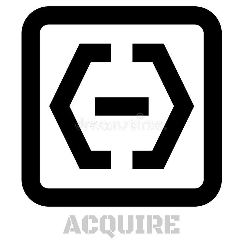 Acquire Conceptual Graphic Icon Stock Vector - Illustration of language ...