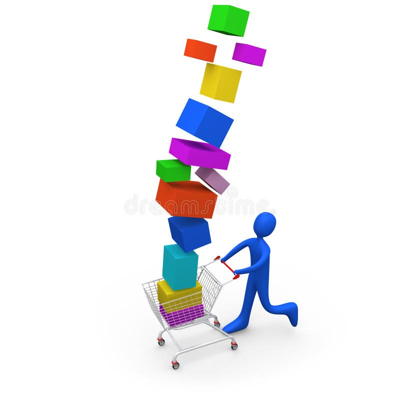 Shopping Estremo illustrazione di stock. Illustrazione di costoso - 1490078