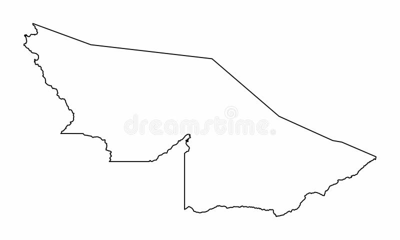 Acre State outline map stock vector. Illustration of coast - 281106673