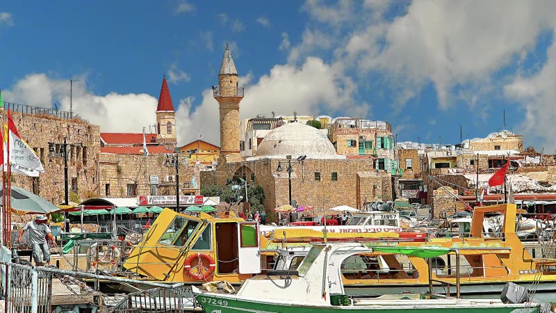 Acre, the View from the Pier Stock Video - Video of industrial, cargo ...