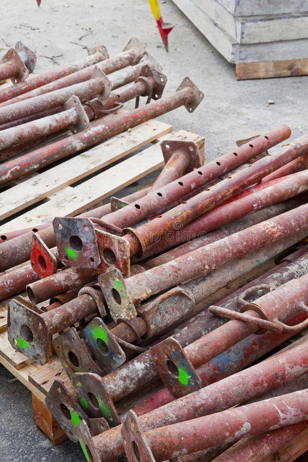 Acro props stock photo. Image of acro, work, construct - 28067596