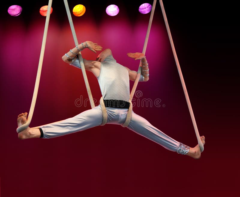 Flying Trapeze stock image. Image of performance, show - 1639405
