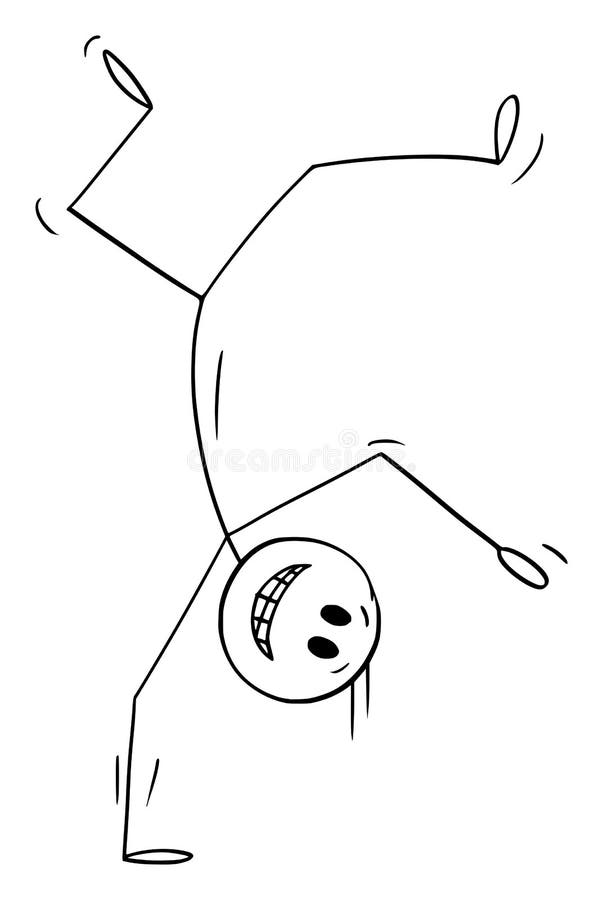 Break Dancing Stick Figure
