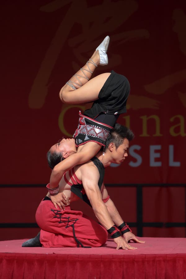 Acrobat of the Chinese State Circus. Editorial Photography - Image of ...